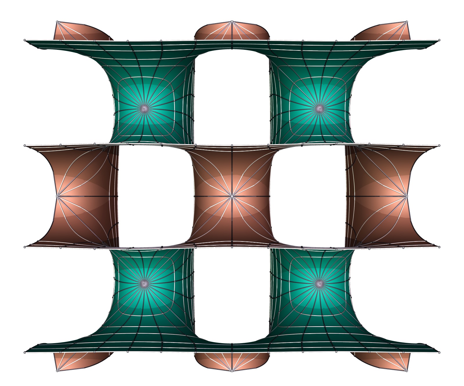 Scherk’s Doubly Periodic Surface – Minimal Surfaces