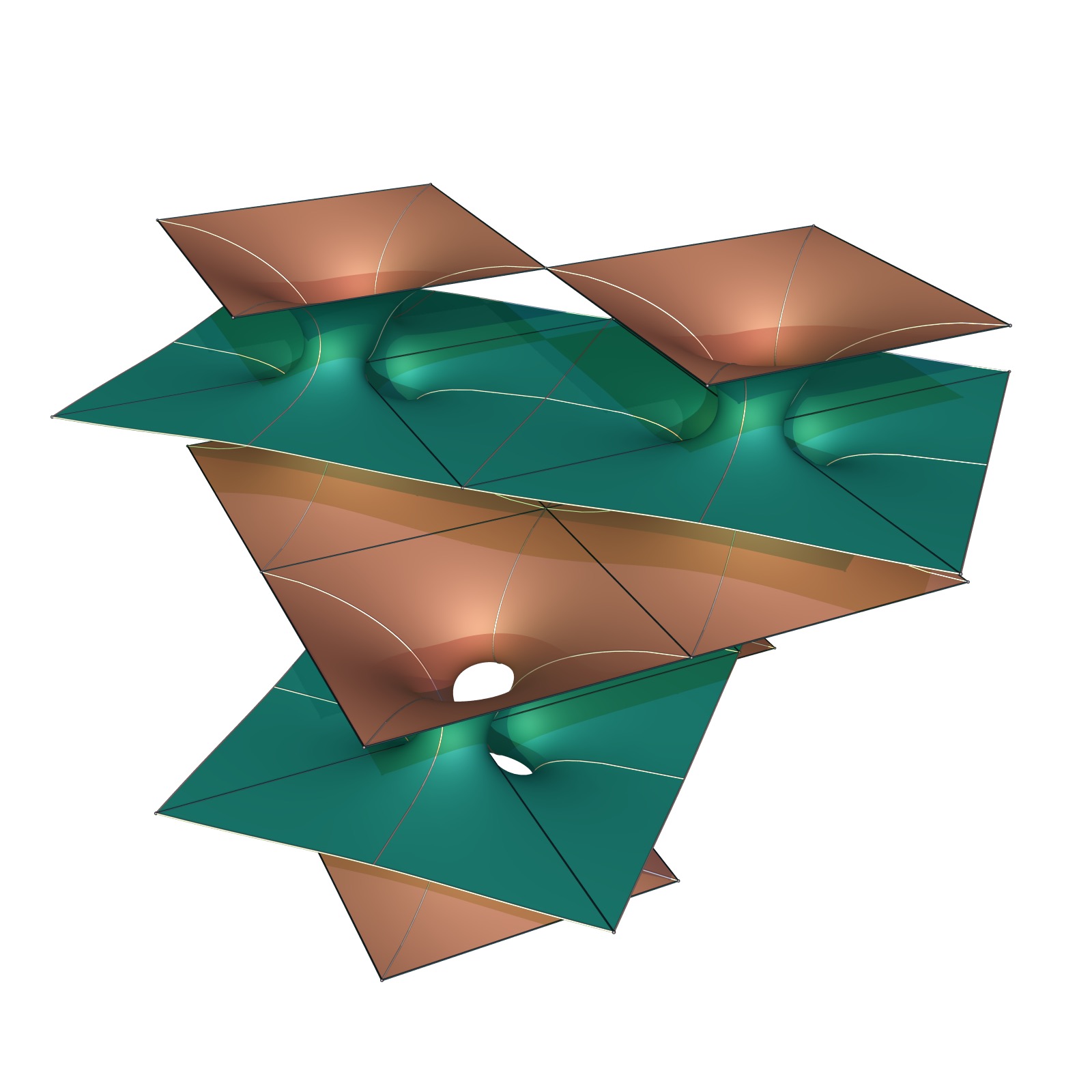 Triply Periodic Costa-Scherk – Minimal Surfaces