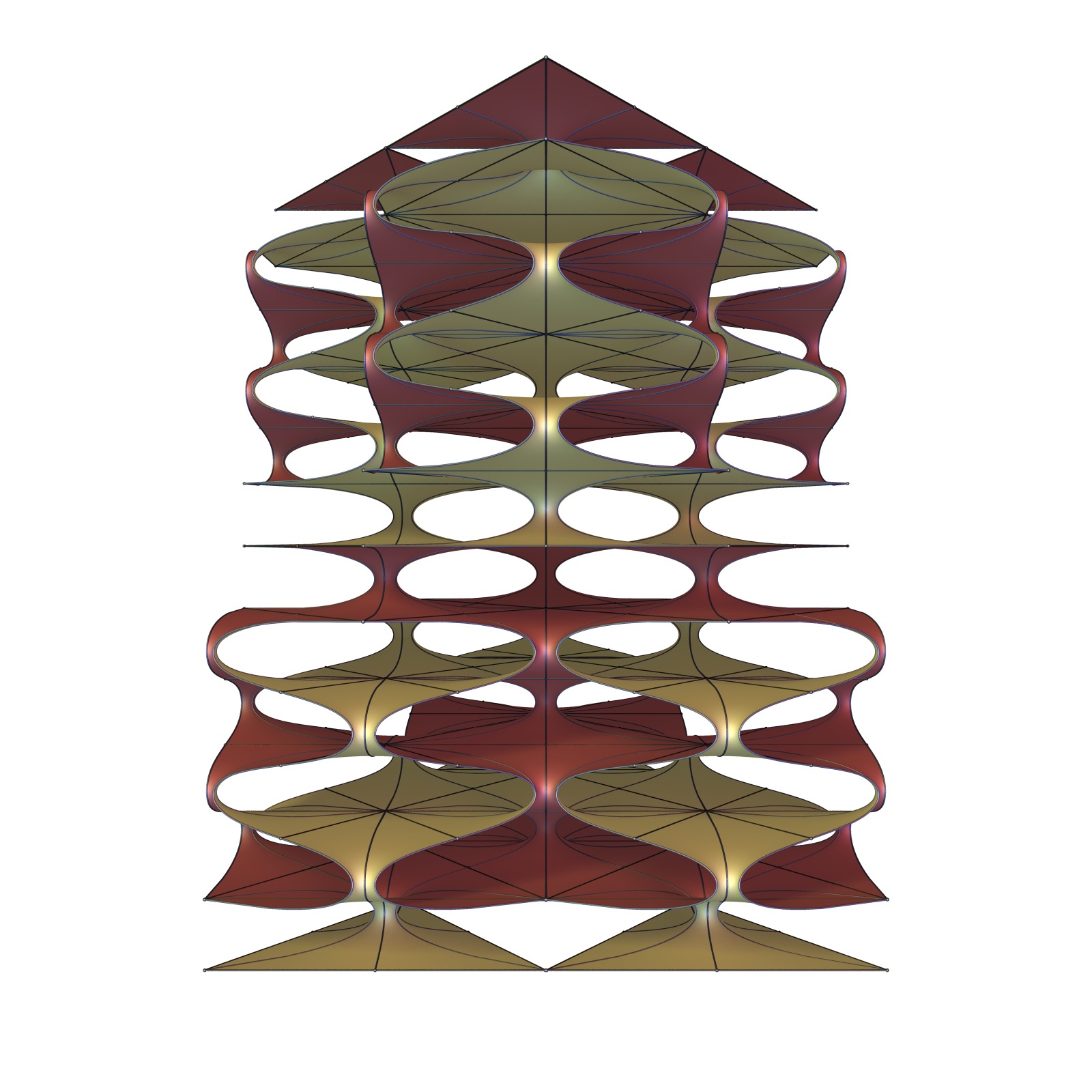 Triangular Antiprism g=7 – Minimal Surfaces