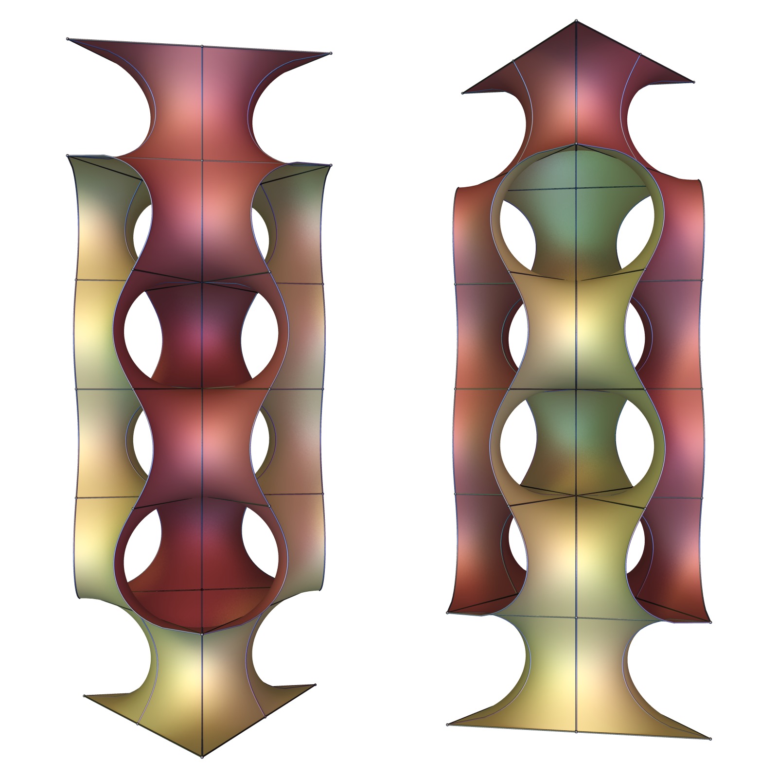 Triangular Antiprism g=7 – Minimal Surfaces