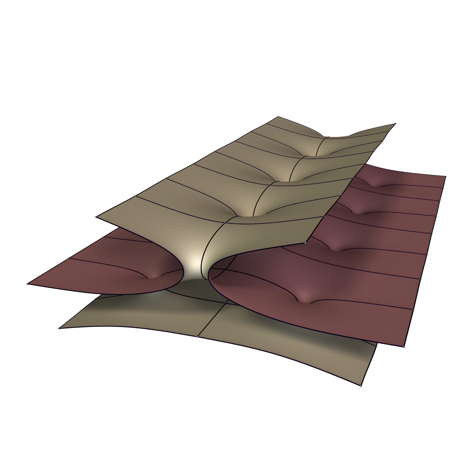 6-ended Scherk (g=1) – Minimal Surfaces