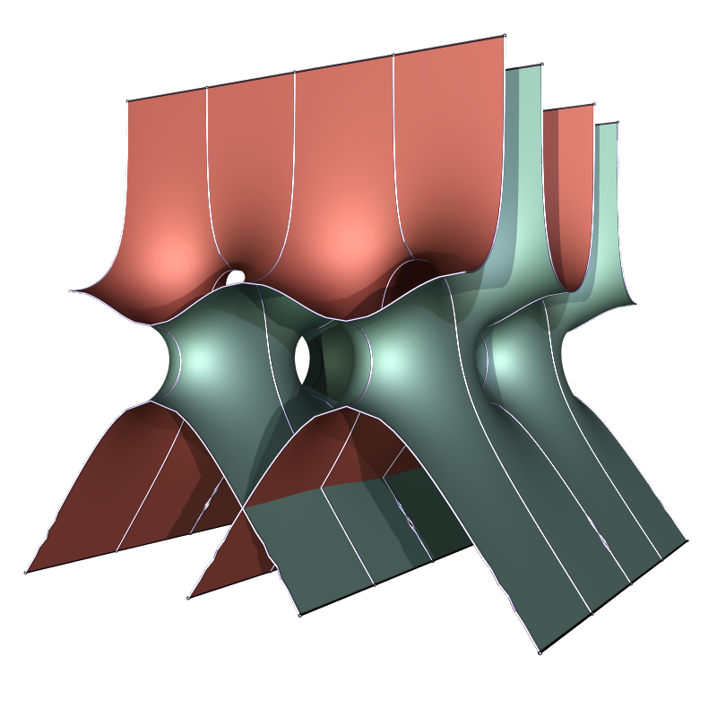 Exotic Doubly Periodic Scherk g=1 – Minimal Surfaces