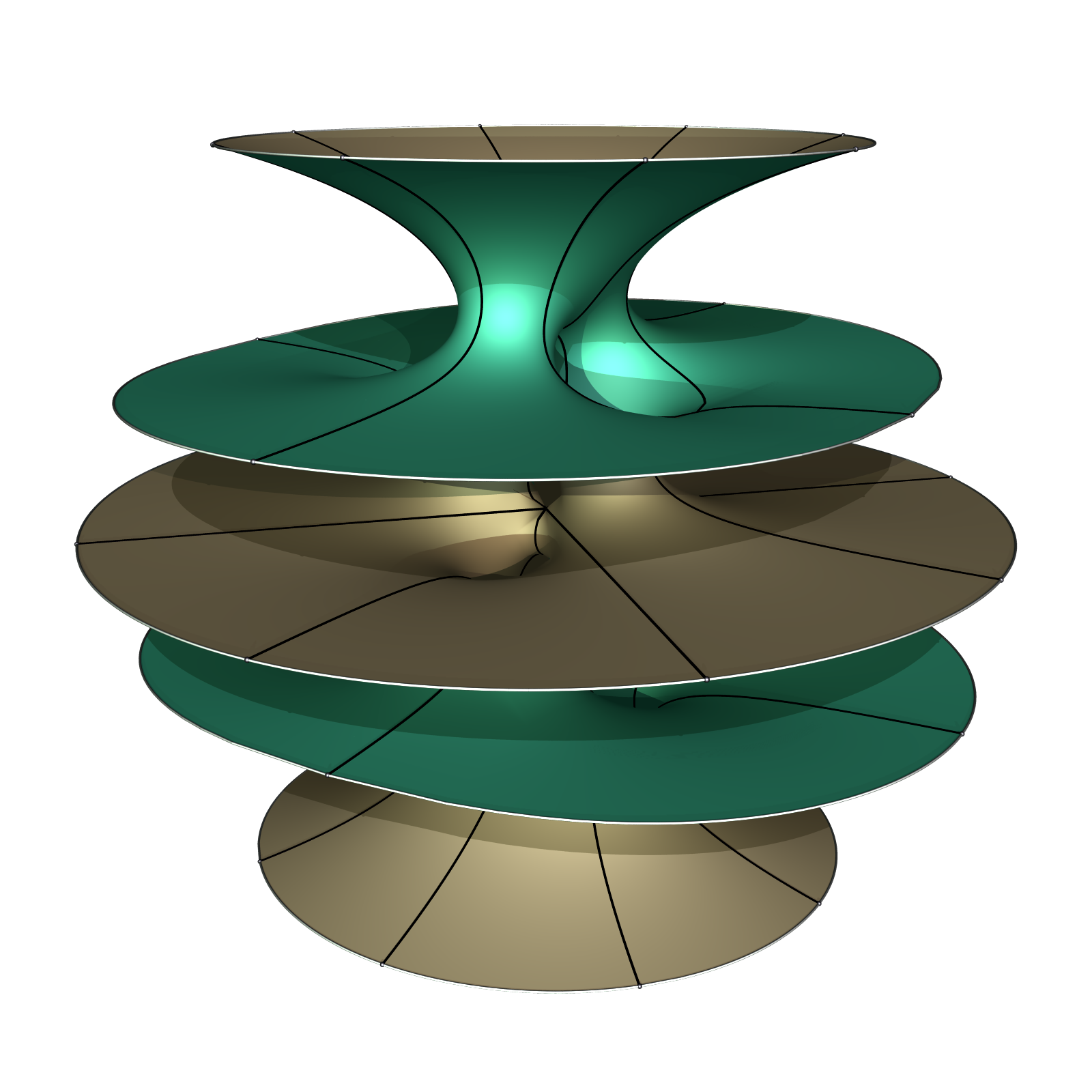 Weber-Wolf Surface of Genus 4 with 5 Ends – Minimal Surfaces