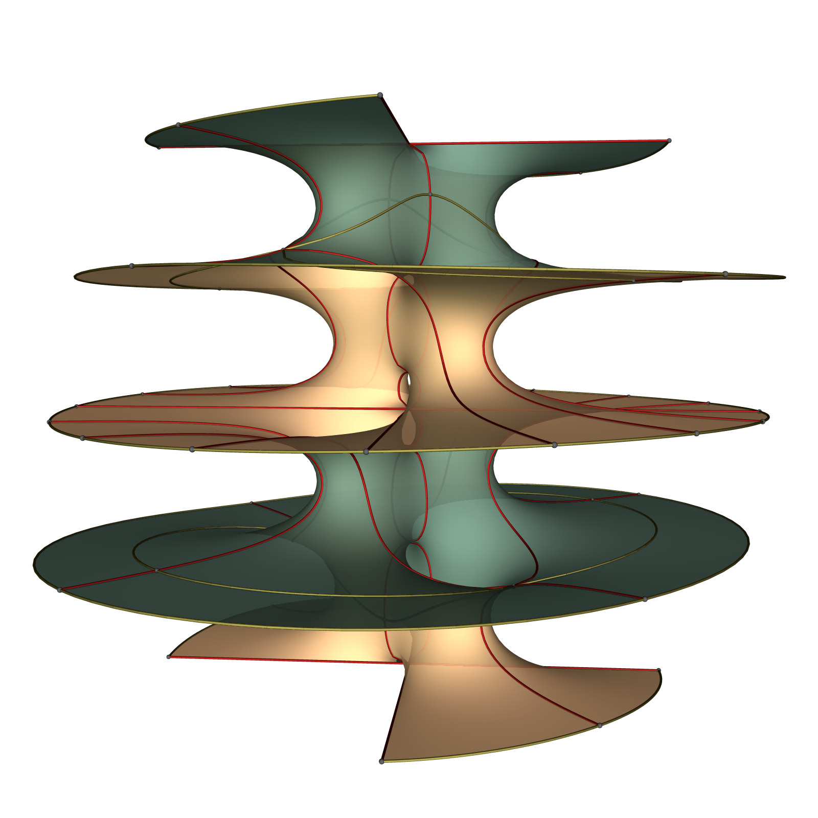 Callahan-Hoffman-Meeks Surfaces of Higher Genus – Minimal Surfaces